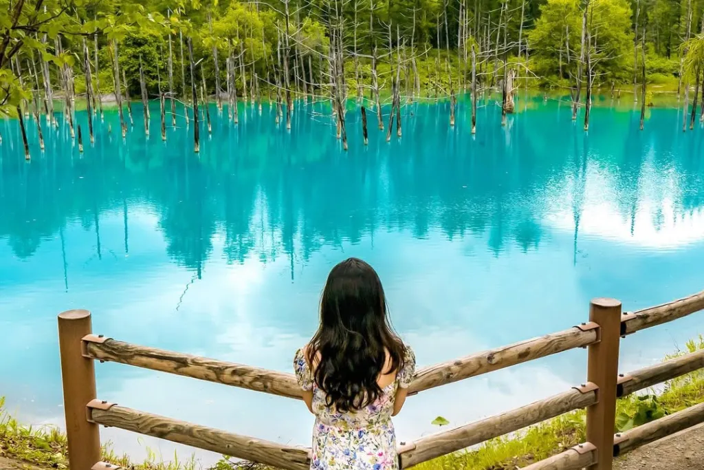 HỒ XANH BLUE POND -HOKKAIDO